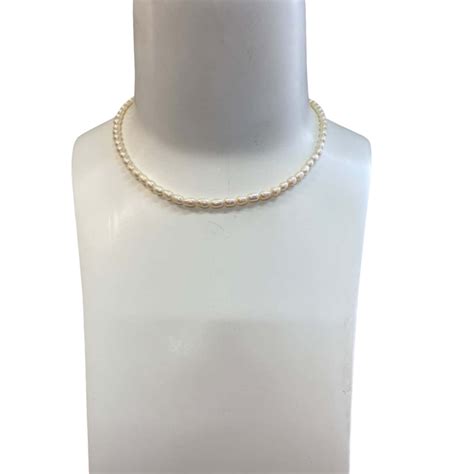 Womens Freshwater Pearl Necklace S