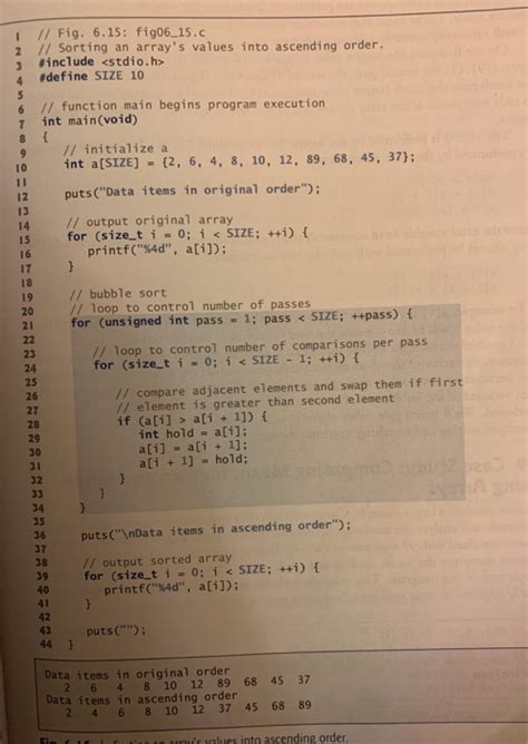 Solved In This Exercise You Will Implement Bubble Sort And Chegg