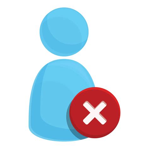 Delete Forum User Icon Cartoon Style 14383245 Vector Art At Vecteezy