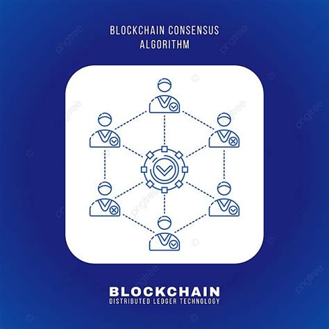 Blockchain Distributed Ledger Technology Illustration Template Download