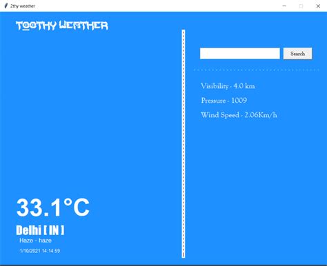 add python project weather application · issue 151 · astrodevil