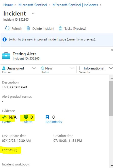create incident using logic app microsoft community hub