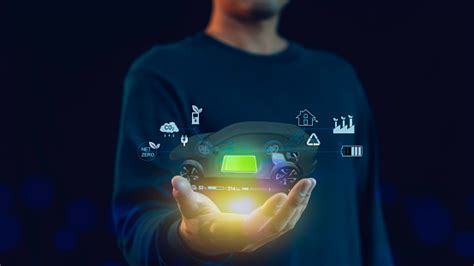 미래형 차량 개념의 Ev 자동차 지속 가능한 소스에서 공급까지 생산된 친환경 에너지 및 에코 파워로 Co2 배출량을 줄입니다 0명에 대한 스톡 사진 및 기타 이미지 Istock