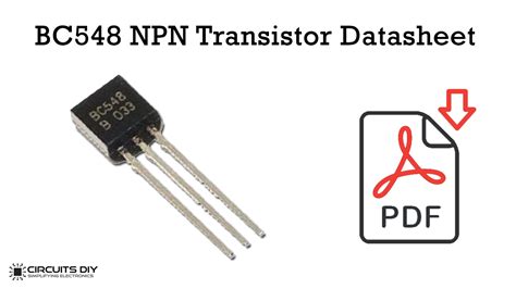 BC548 Transistor Pinout Specifications Datasheet And 42 OFF