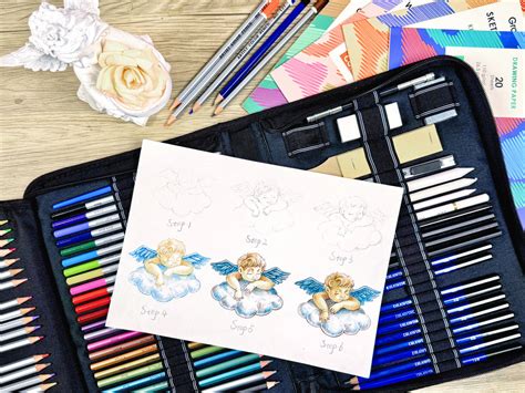 How To Draw A Cherub In Six Steps