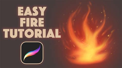 Easy Fire Tutorial In Procreate Procreate Tutorial For Beginners Youtube