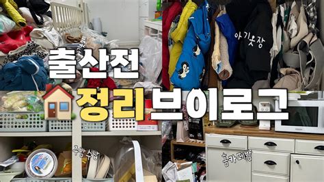 Vlog 그동안 방치해뒀던 우리집🏠 출산 전 집정리 브이로그🧹아기옷장 정리 창고방정리 임산부 일상 신혼부부lh 청소 Youtube