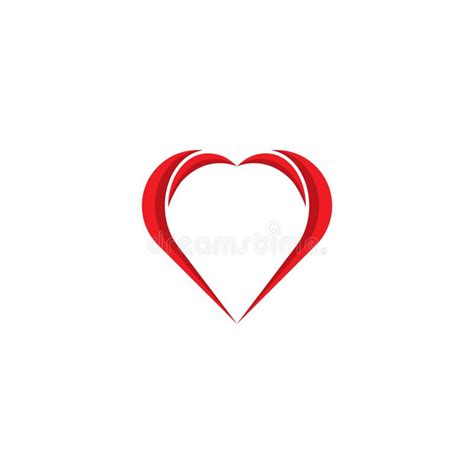 Red Love Icon Logo Ideas Inspiration Logo Design Template Vector Illustration Stock Vector