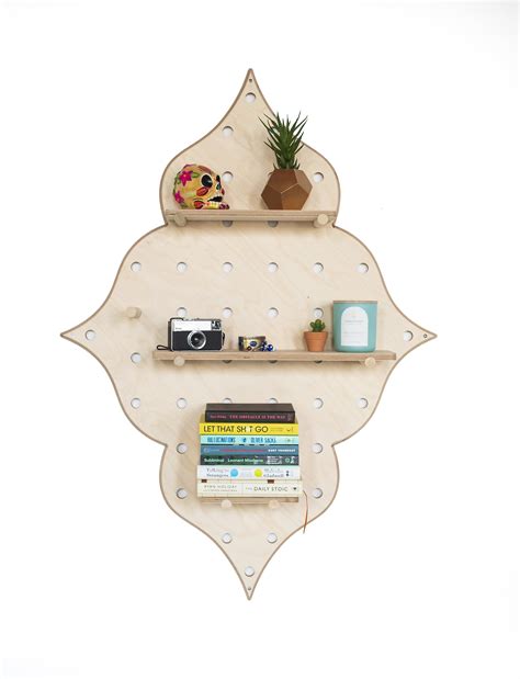 The Moroccan Wooden Pegboard For Retail Or Home 32 X 46 — Klo Lab I Cnc Fabrication And Design