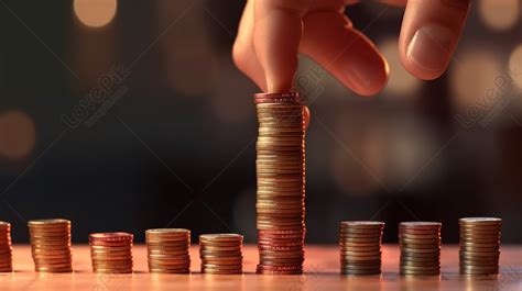 동전 더미에 손가락이 오름차순으로 금융 성장을 보여주는 3d 3d 성장 배경 금융 배경 동전 3d 배경 이미지 Hd 3d 성장 금융 동전 3d 배경 사진 무료