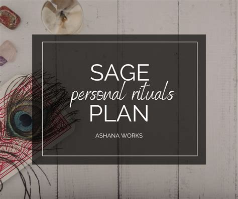 ENHANCING THE SAGE PLAN Personalized Rituals For Deeper Insights