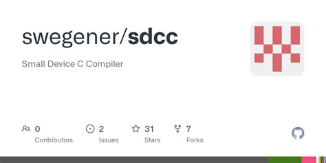 Github Swegenersdcc Small Device C Compiler