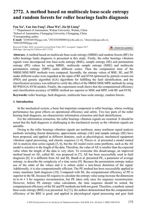 Pdf A Method Based On Multiscale Base Scale Entropy And Random