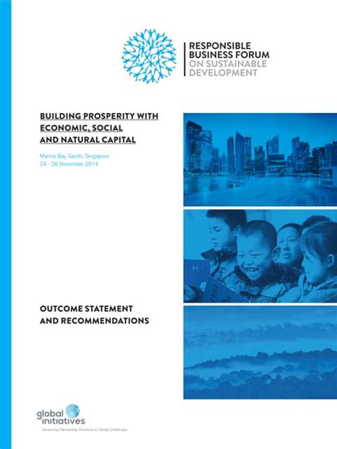 Outcome Statement And Recommendations Responsible Business Forum 2014 Pdf Outcome Statement And Recommendations Responsible Business Forum 2014 Pdf