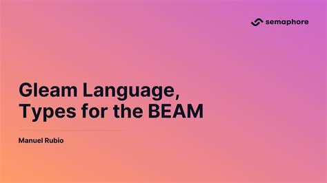 gleam language types for the beam semaphore