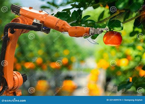 artificial intelligence fruit picking robots agriculture stock