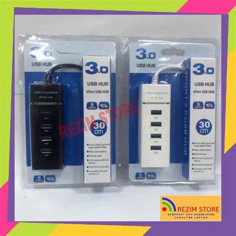 Jual Portable High Speed Expansion Multi USB 3 0 Hub 4 Port 5Gbps USB Hub Splitter Adapter Cable