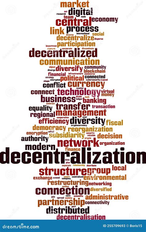 Decentralization Word Cloud Vector Illustration 194709394 Decentralization Word Cloud Vector Illustration 194709394