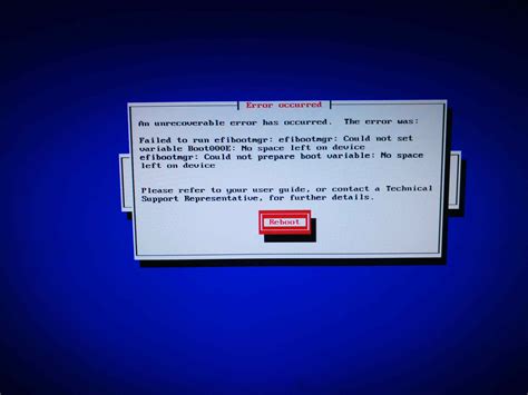 Xcp Ng 76 Install On Ibm Server X3650m3 Fails With Efibootmgr Could Not Set Variable Boot000e