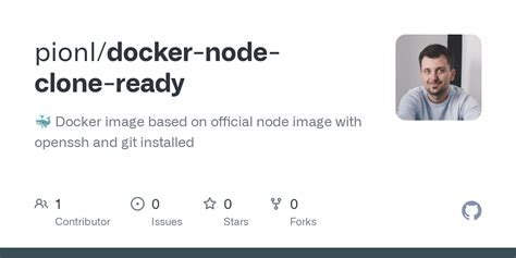Github Pionl Docker Node Clone Ready Docker Image Based On Official Node Image With Openssh
