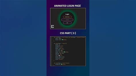 animated login page using html and css codingtips programminglanguage youtube