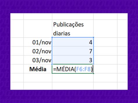 Formula De Media No Excel Binkedu