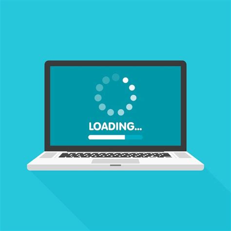 Premium Vector System Software Update And Upgrade Concept Loading Process In Laptop Screen