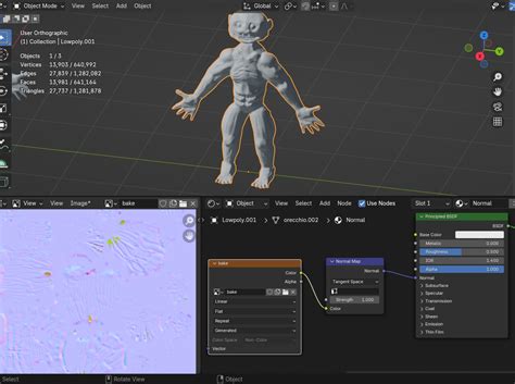 Baking A Normal Map With Details Blender Stack Exchange