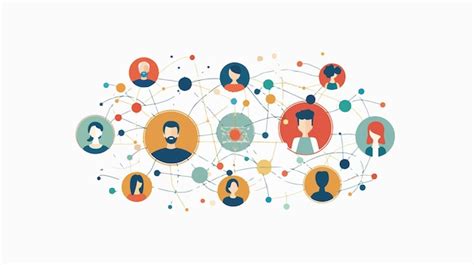 Global Networking Concept In Flat Vector Style Isolated Premium Ai Generated Vector