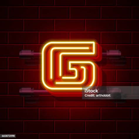 네온 도시 글꼴 문자 G 간판 벡터 일러스트 레이 션 0명에 대한 스톡 벡터 아트 및 기타 이미지 0명 3d 스캔 3차원 인쇄 Istock