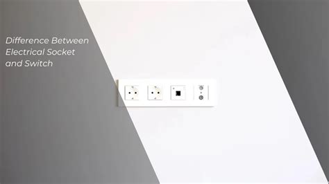 difference between electrical socket and switch