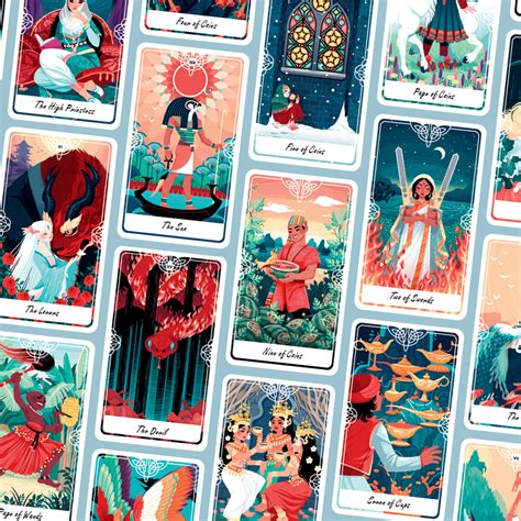Sách Boxset Tarot Of The Divine Việt Hóa Bộ Bài Sách Hướng Dẫn