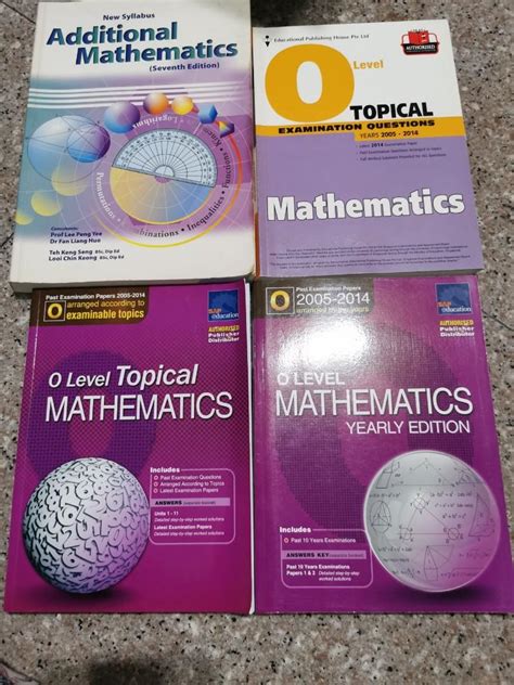 O Level Maths Assessment Books Hobbies And Toys Books And Magazines Assessment Books On Carousell