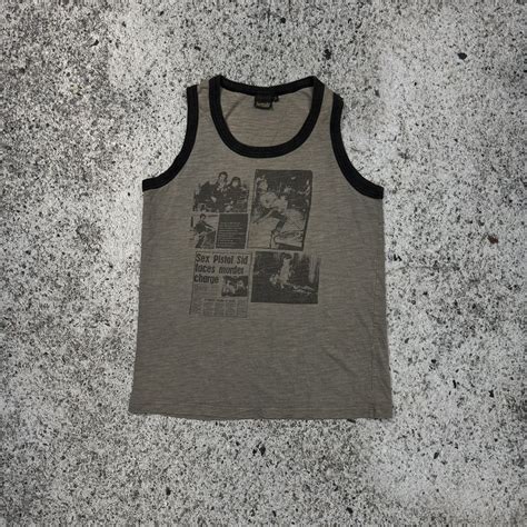 Band Tees × Vintage Faded Sex Pistols Murder Ribbed Tank Grailed