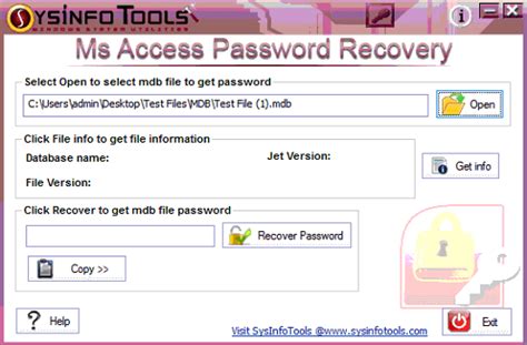 Ms Access Password Recovery Tool To Reset Mdb File Password