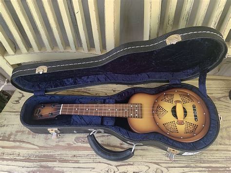 National Triolian Concert Resonator Ukulele Reverb