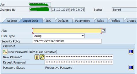 Solved Deactivate Password For Users Mass With Sso Sap Community