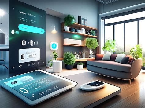 Smart Home Interface With Augmented Realty Of Iot Object Interior