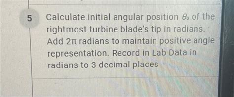 Calculate Initial Angular Position 8 Of The Rightmost