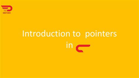 Introduction To Pointers In C Language Ppt
