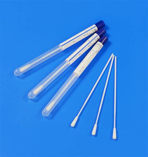 Disposable Sampling Swab 150mm Medical Oral Swabs For Bacteria Dna Test Swab Lab Cervical