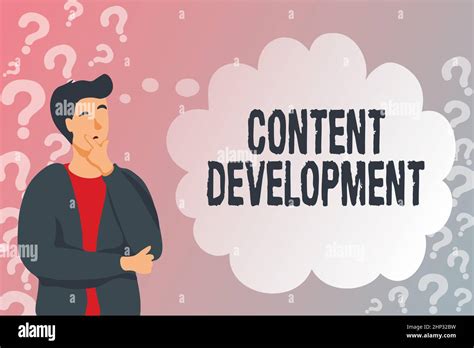 Text Caption Presenting Content Development Word Written On