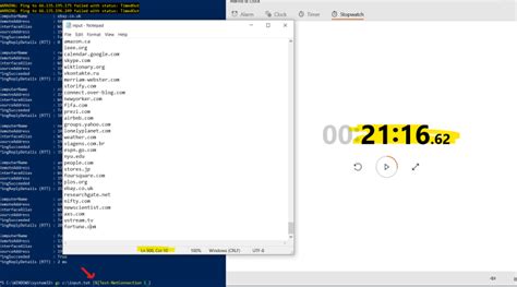 An Efficient Powershell Way Of Getting Ping Reply From Multiple Servers