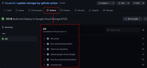 Github Action 上傳 Github Repo 至 Gcp Storage Max行銷誌