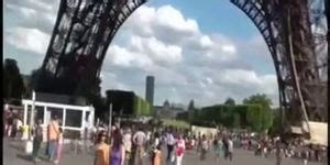 Eiffel Tower Risky Public Threesome Sex Tnaflix Com