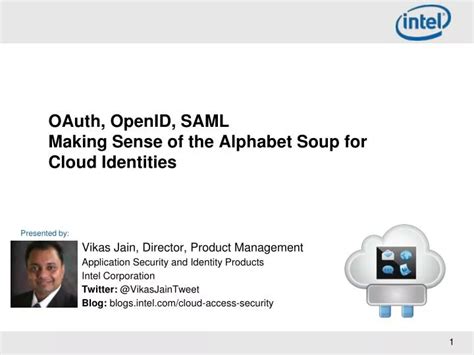 PPT OAuth OpenID SAML Making Sense Of The Alphabet Soup For Cloud Identities PowerPoint