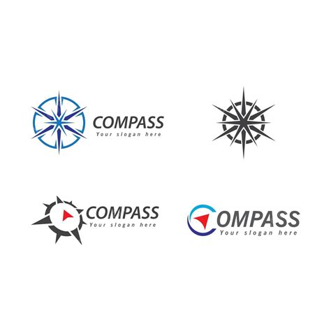 Compass Illustration Vector Design Wind Compass Geography Vector Wind Compass Geography Png