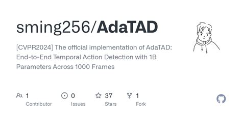 Github Sming256adatad Cvpr2024 The Official Implementation Of Adatad End To End Temporal