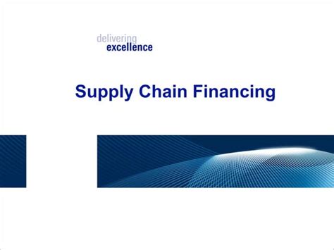 Supplier Finance Program Workflow Ppt