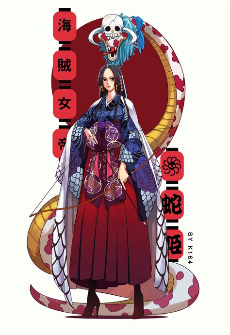 ボア・ハンコック ボア・ハンコック K164のイラスト Pixiv 可愛い キャラクター イラスト ワンピース ナミ アニメ 王女